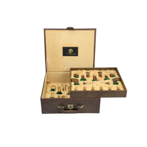 Chess Storage Box - Leather, Wood Chess Coffer Boxes for Sale
